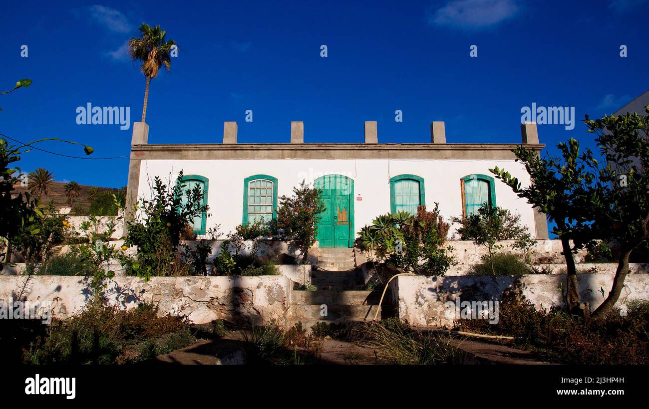 Canary Islands, Lanzarote, volcanic island, north of the island, oasis ...
