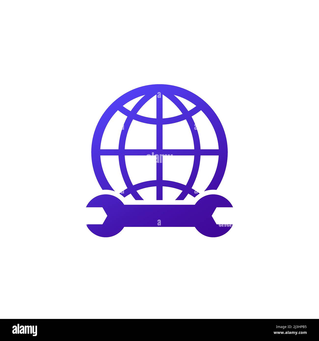 network settings icon for web and apps Stock Vector Image & Art - Alamy