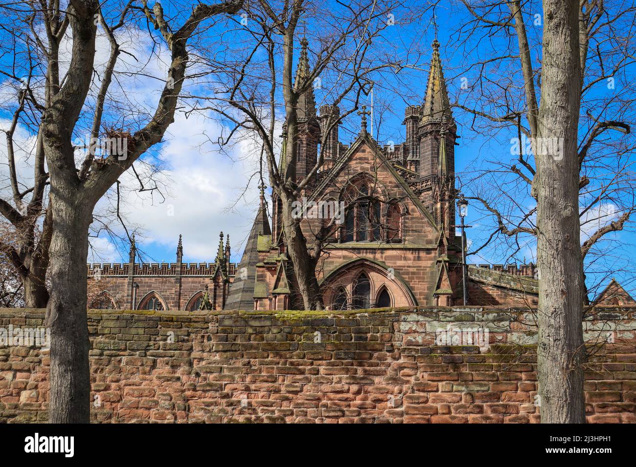 Chester uk cathedral blossom hi-res stock photography and images - Alamy