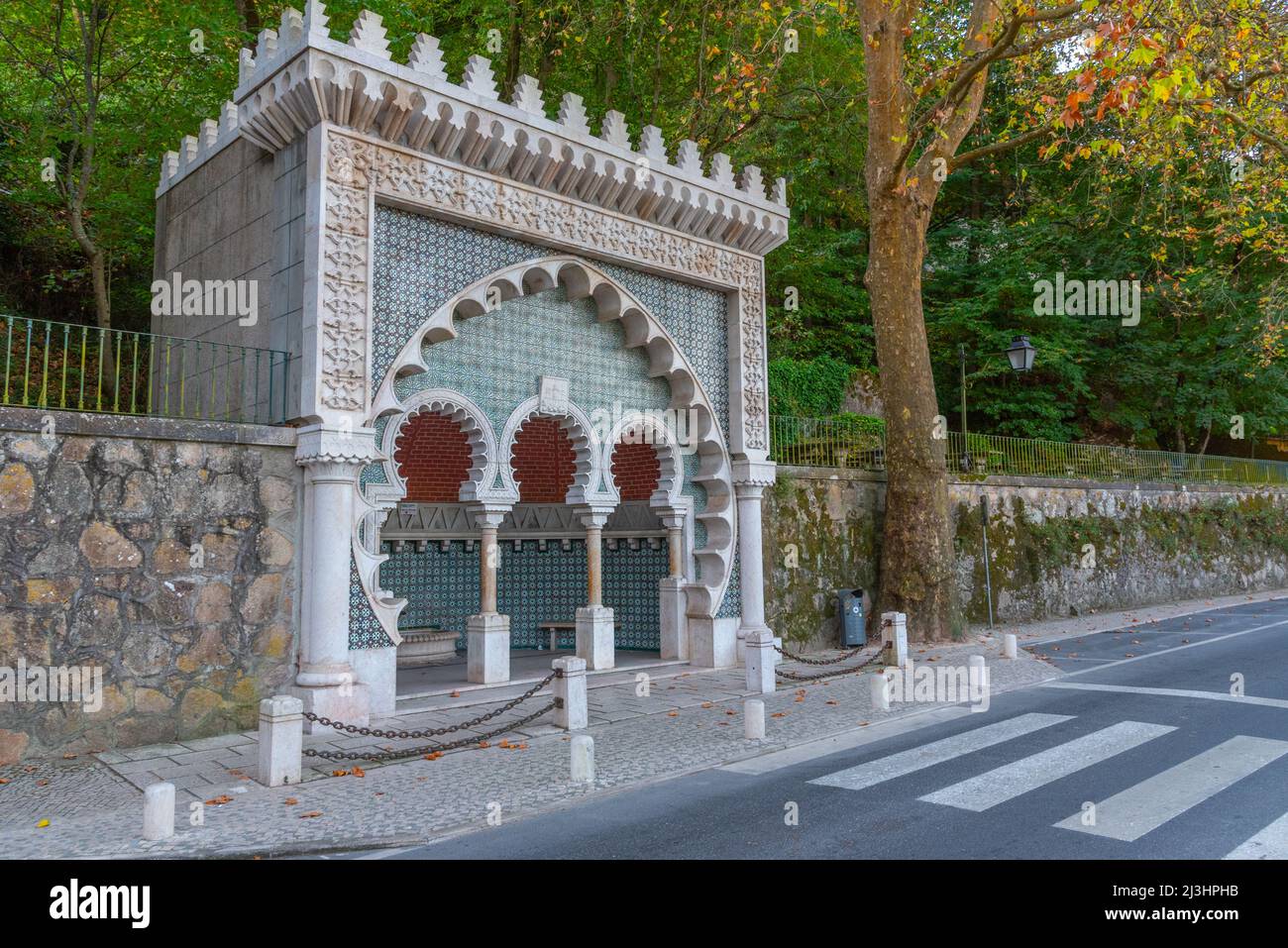 Fonte Mourisca in Portuguese town Sintra Stock Photo - Alamy