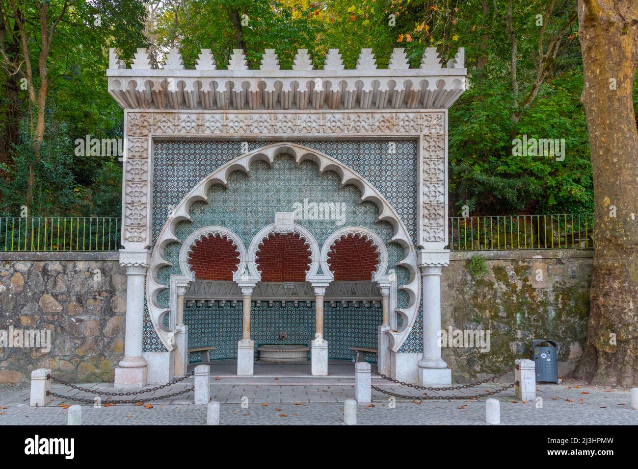 Fonte Mourisca in Portuguese town Sintra Stock Photo - Alamy