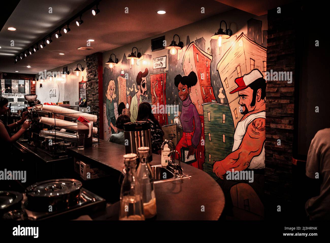 New york cafe usa hi-res stock photography and images - Alamy