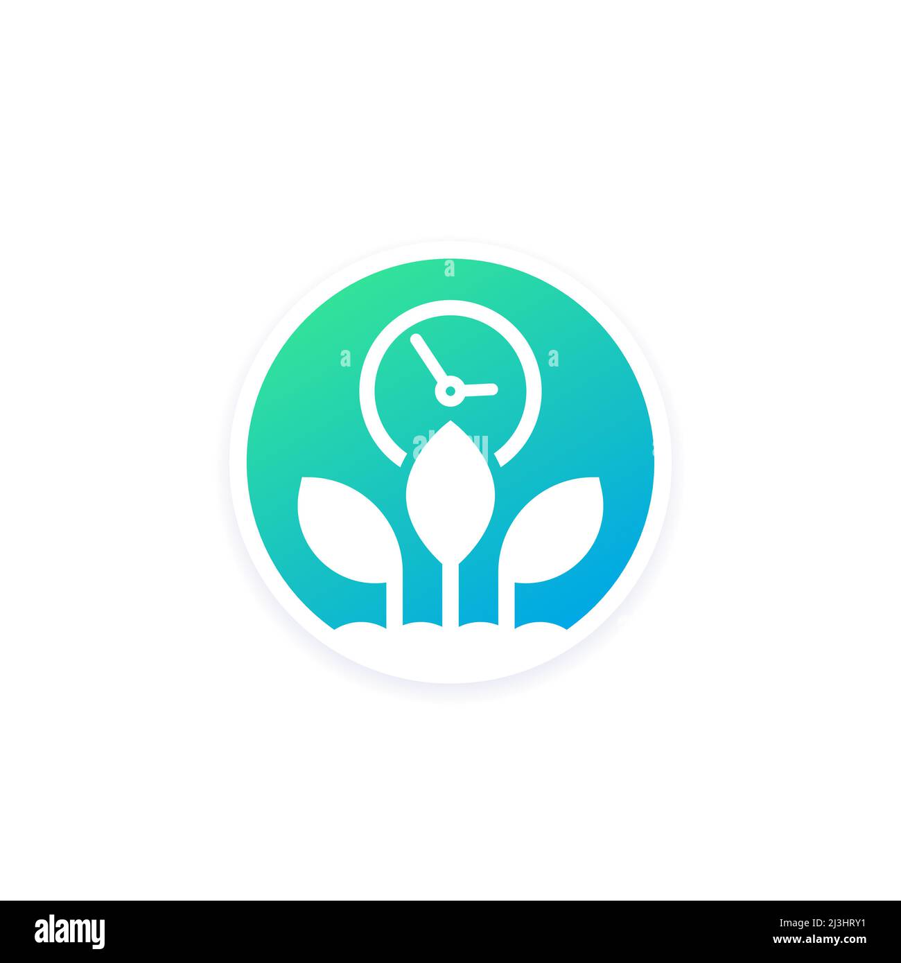 Growing clock Cut Out Stock Images & Pictures - Alamy