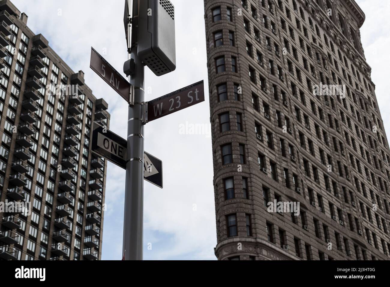 FLATIRON DISTRICT, New York City, NY, USA, Historic Flatiron or Fuller ...