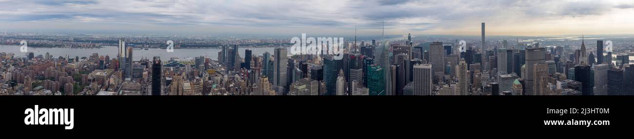 W 34 Street & 5 Av, New York City, NY, USA, Drone shot / Aerial taken ...