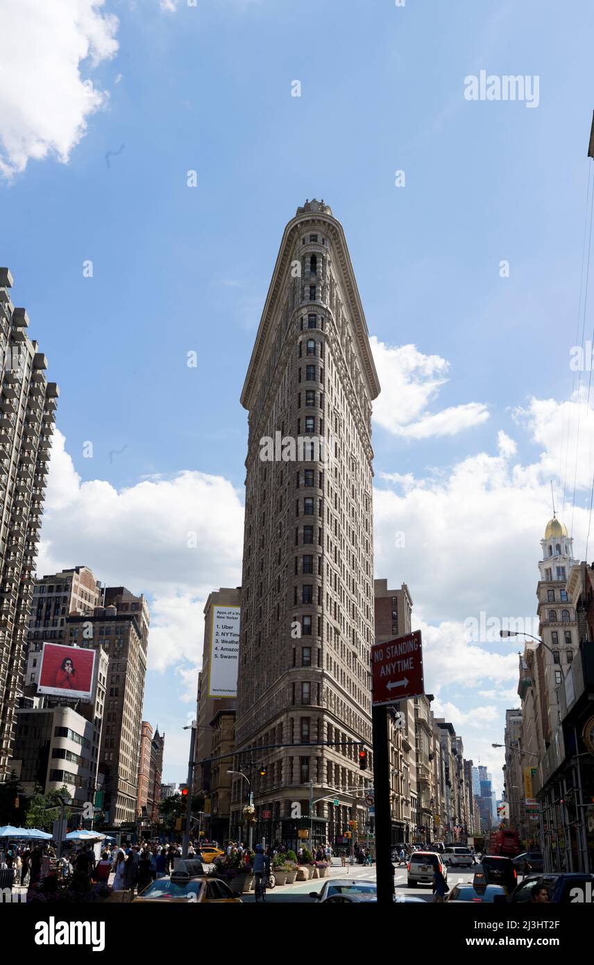 FLATIRON DISTRICT, New York City, NY, USA, Historic Flatiron or Fuller ...