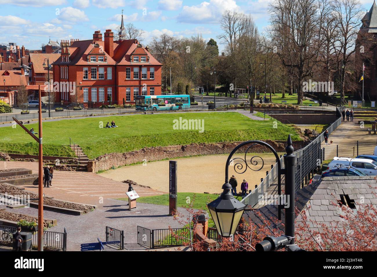 Chester Roman Amphitheatre Stock Photo - Alamy