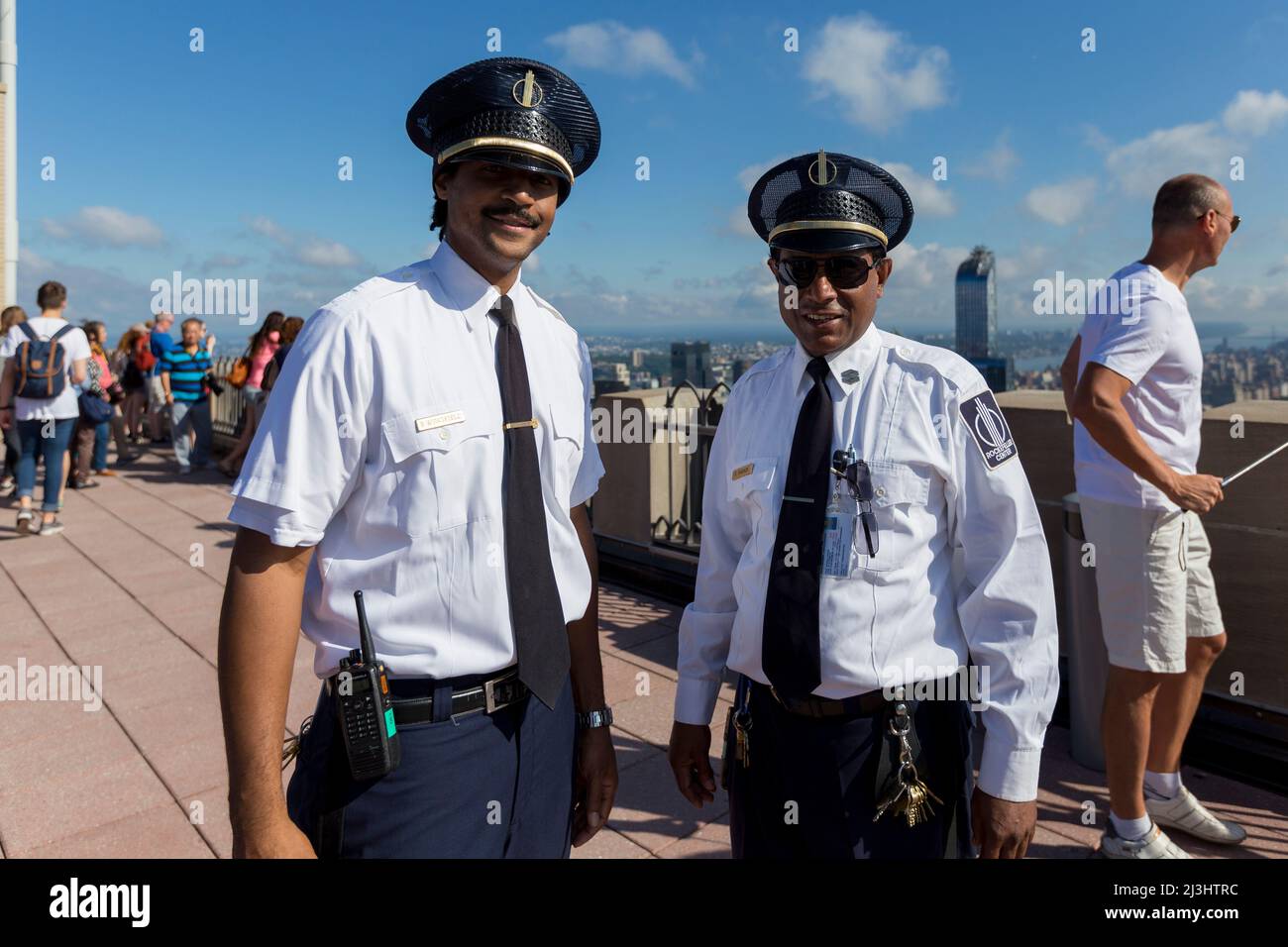 Security guards at top of the rock hi-res stock photography and images ...