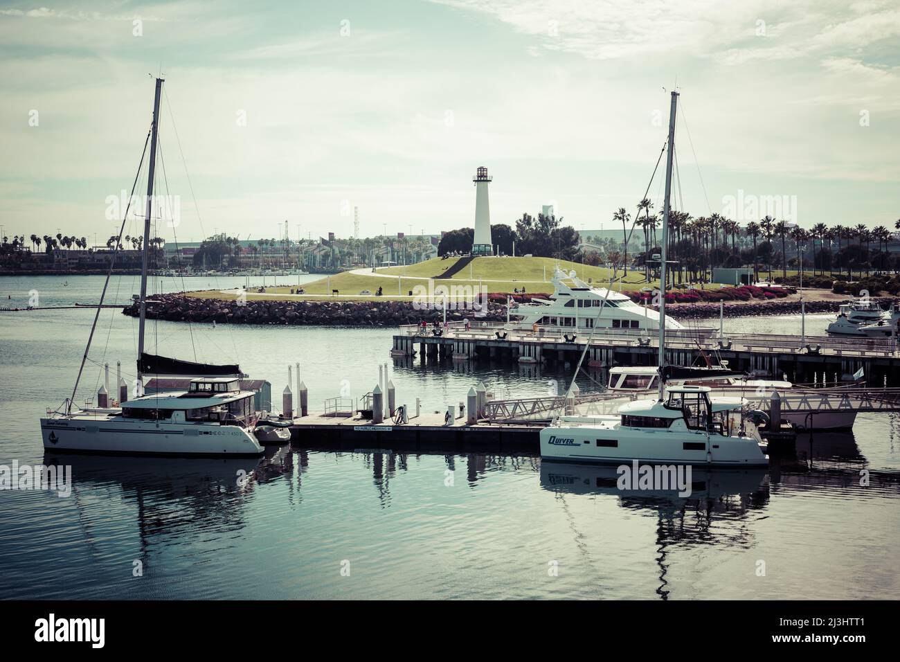 Rainbow lighthouse long beach city hi-res stock photography and images ...