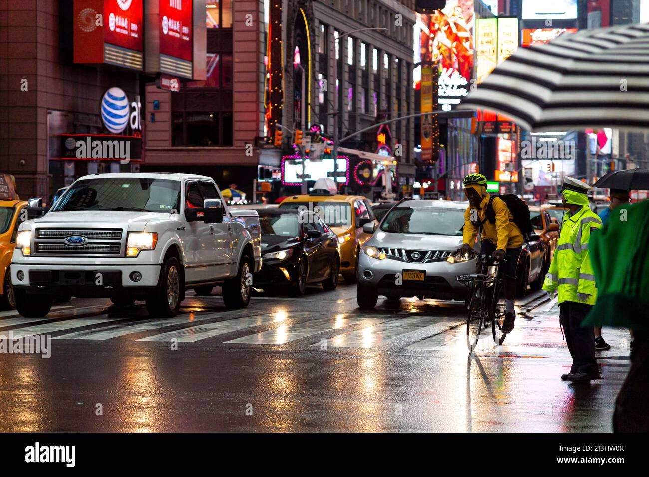 Nypd police officer regulating the traffic hi-res stock photography and ...