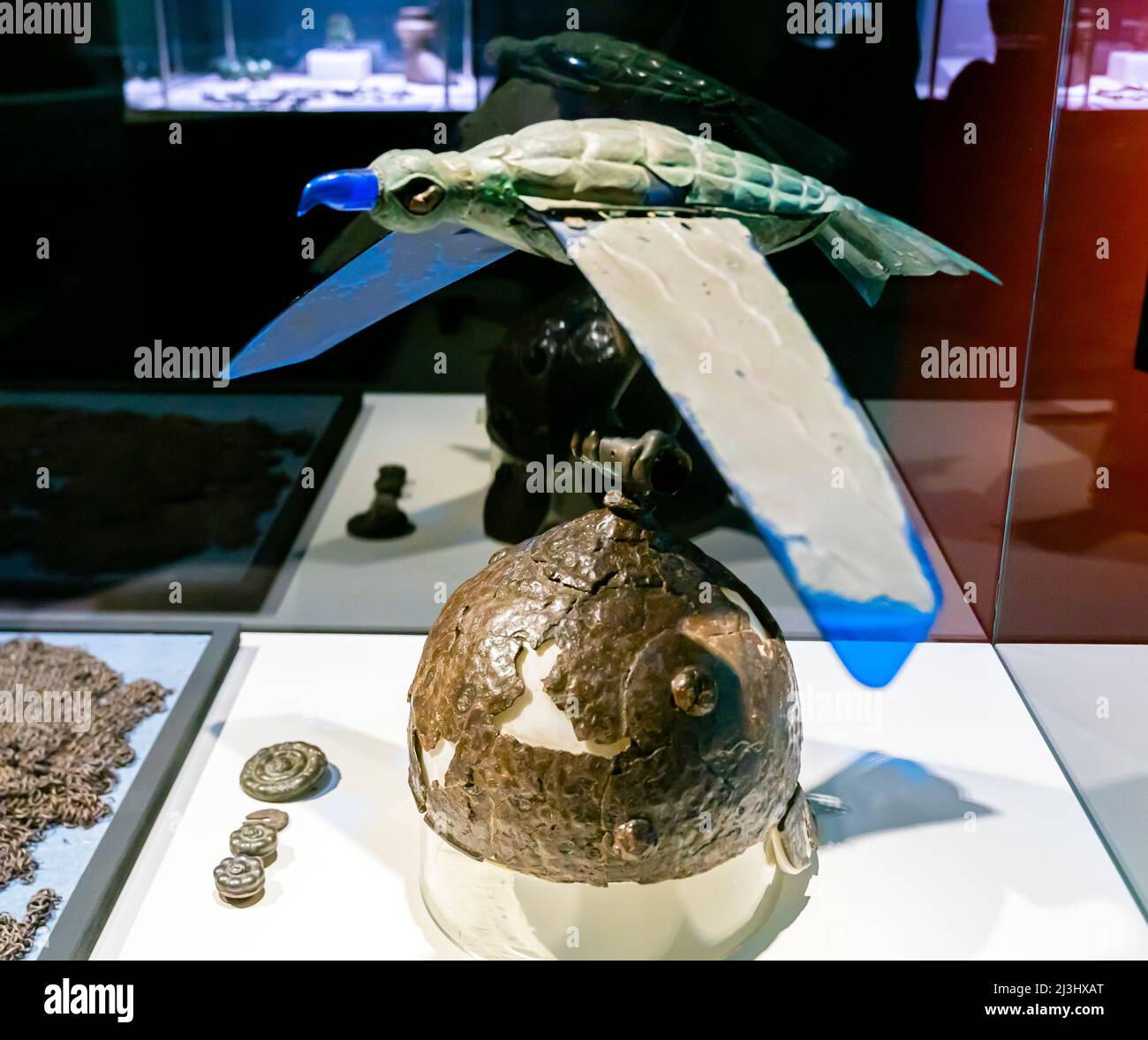 Grave goods from the tomb of a celtic military chieftain hi-res stock ...
