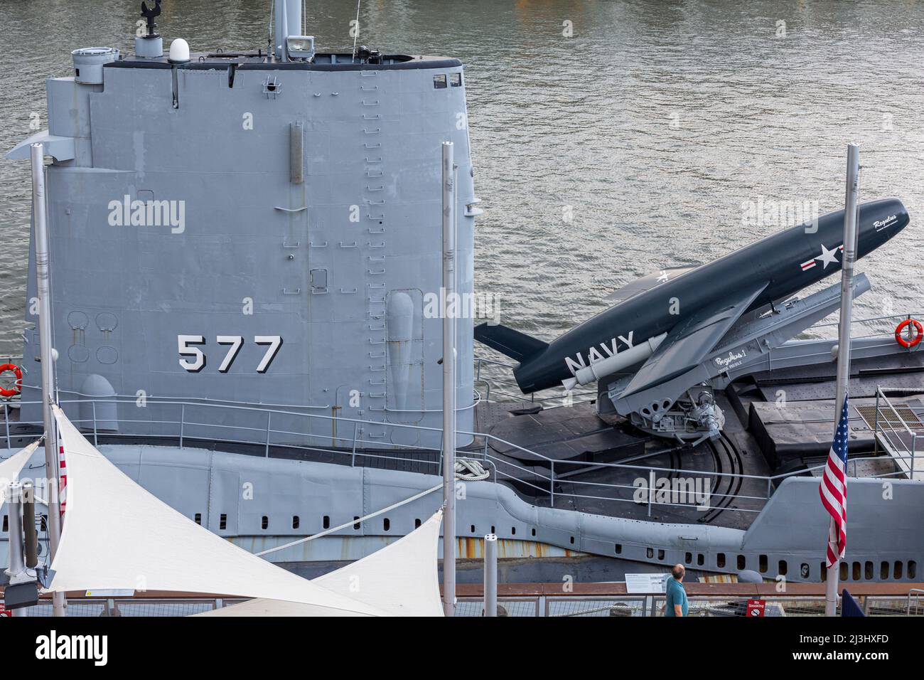 12 AV/W 46 ST, New York City, NY, USA, Cruise Missile Submarine USS ...