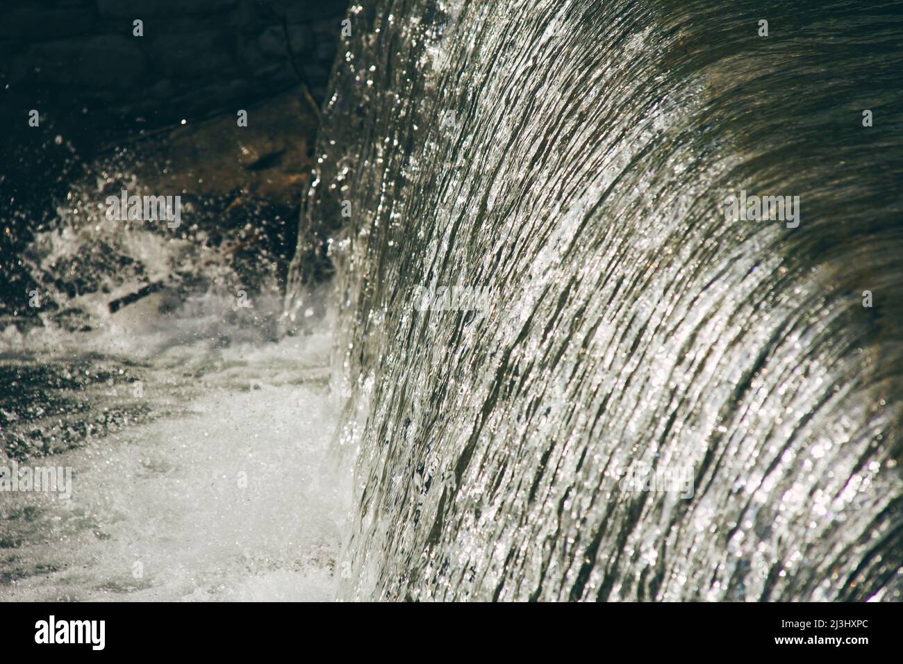 Closeup shot waterfall hi-res stock photography and images - Alamy
