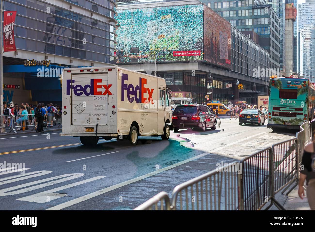 Fedex van hi-res stock photography and images - Alamy