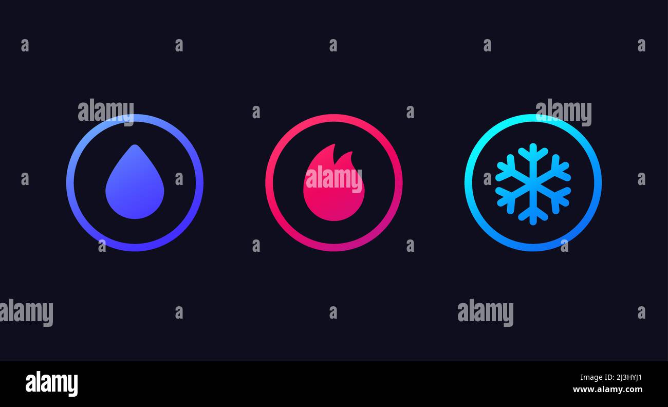 Fire ice logo Stock Vector Images - Alamy