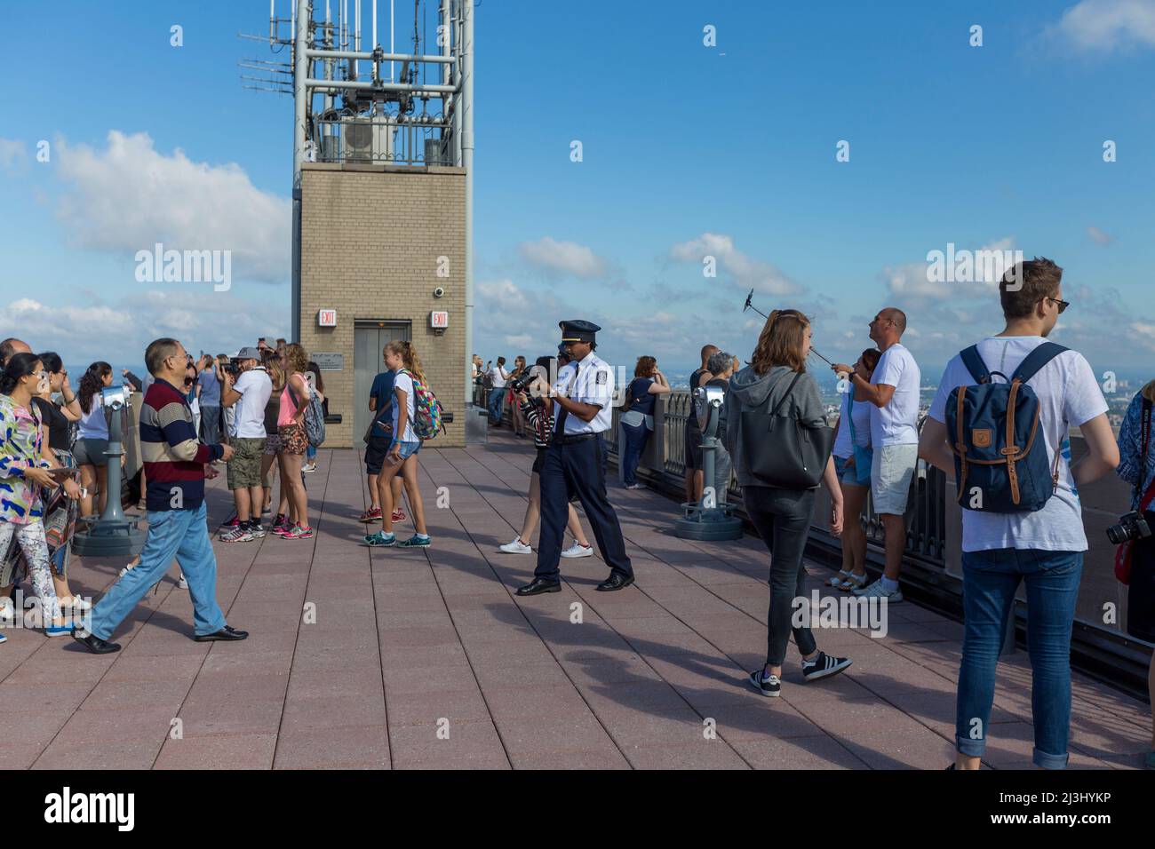 Midtown West, New York City, NY, USA, The view from Top of the Rocks ...