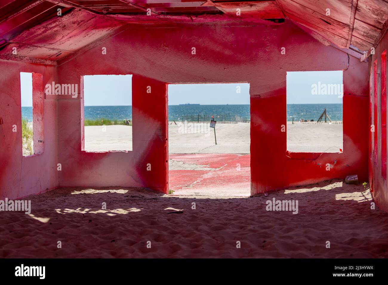 FORT TILDEN/ROCKAWAY BEACH, New York City, NY, USA, "beach house ...