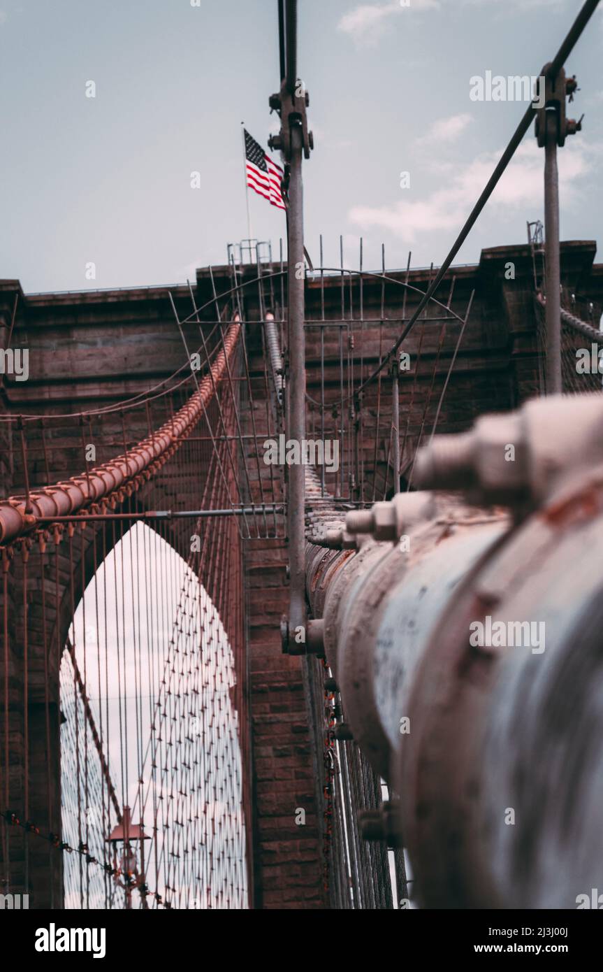 Bridge cables close up hi-res stock photography and images - Alamy