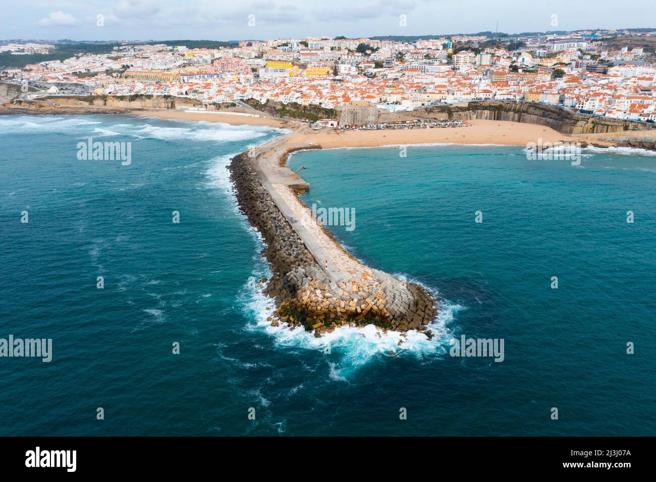 Praia dos Pescadores at Ericeira in Portugal Stock Photo - Alamy