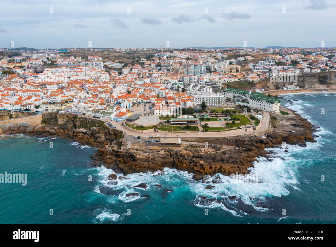 City center ericeira hi-res stock photography and images - Alamy