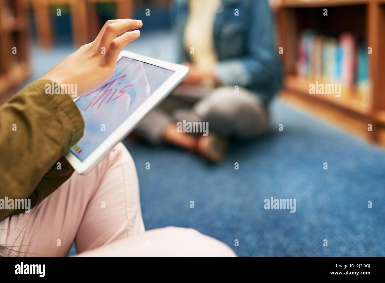 On a social media study break. Closeup shot of an unrecognisable ...