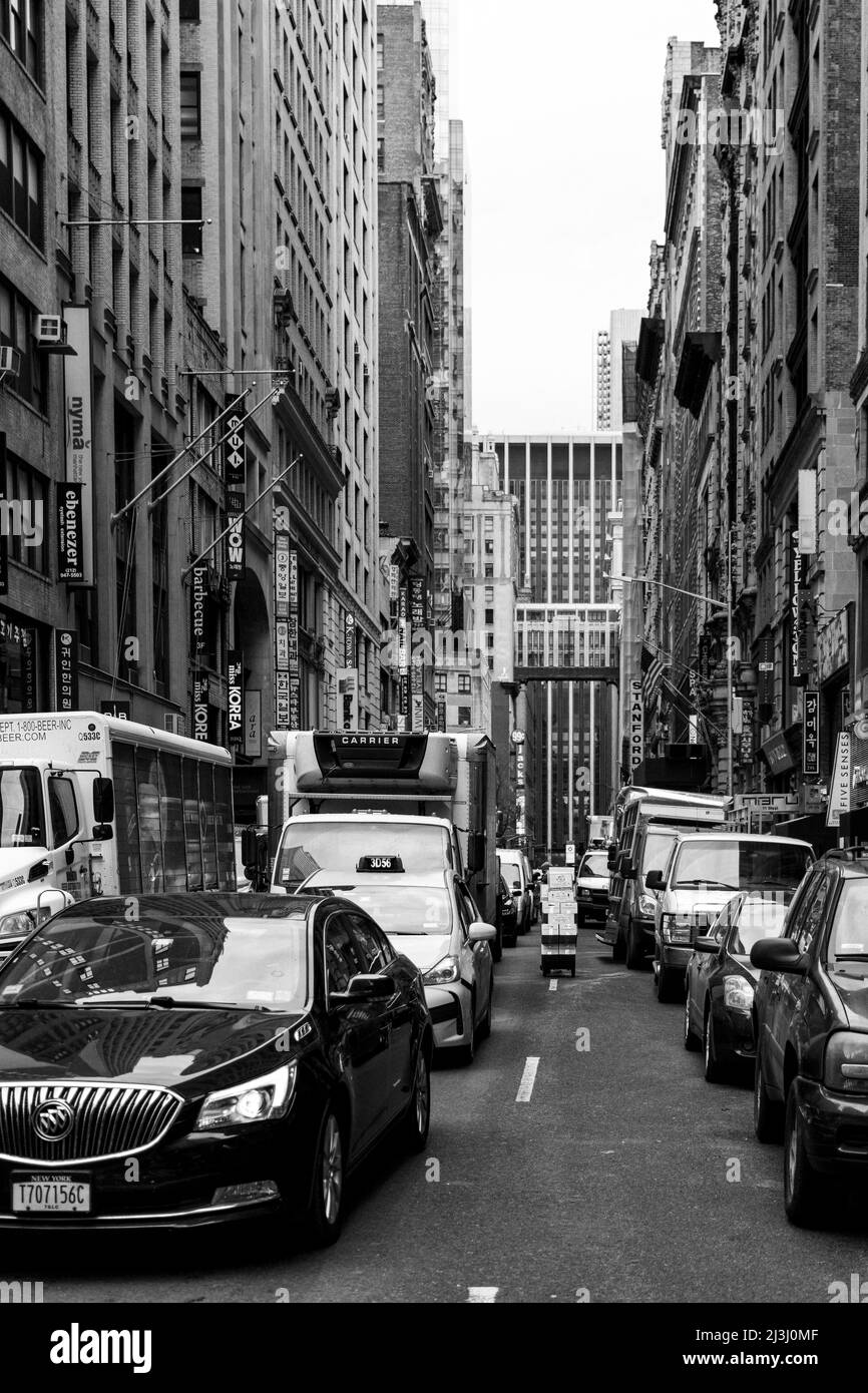 Midtown South, New York City, NY, USA, Street Scene Stock Photo - Alamy