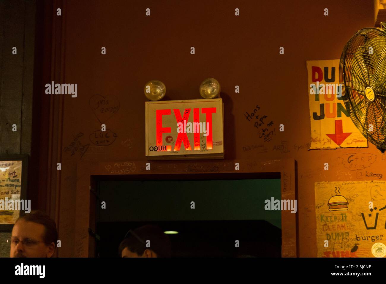 Food exit sign hi-res stock photography and images - Alamy