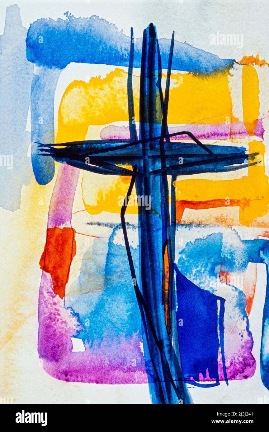 Colorful Crosses Paintings