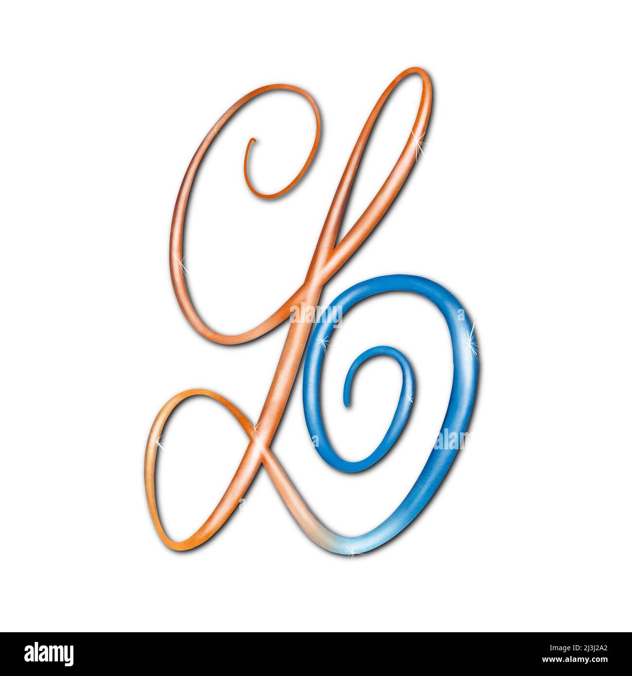 letter l watercolor with shine effect Stock Photo - Alamy