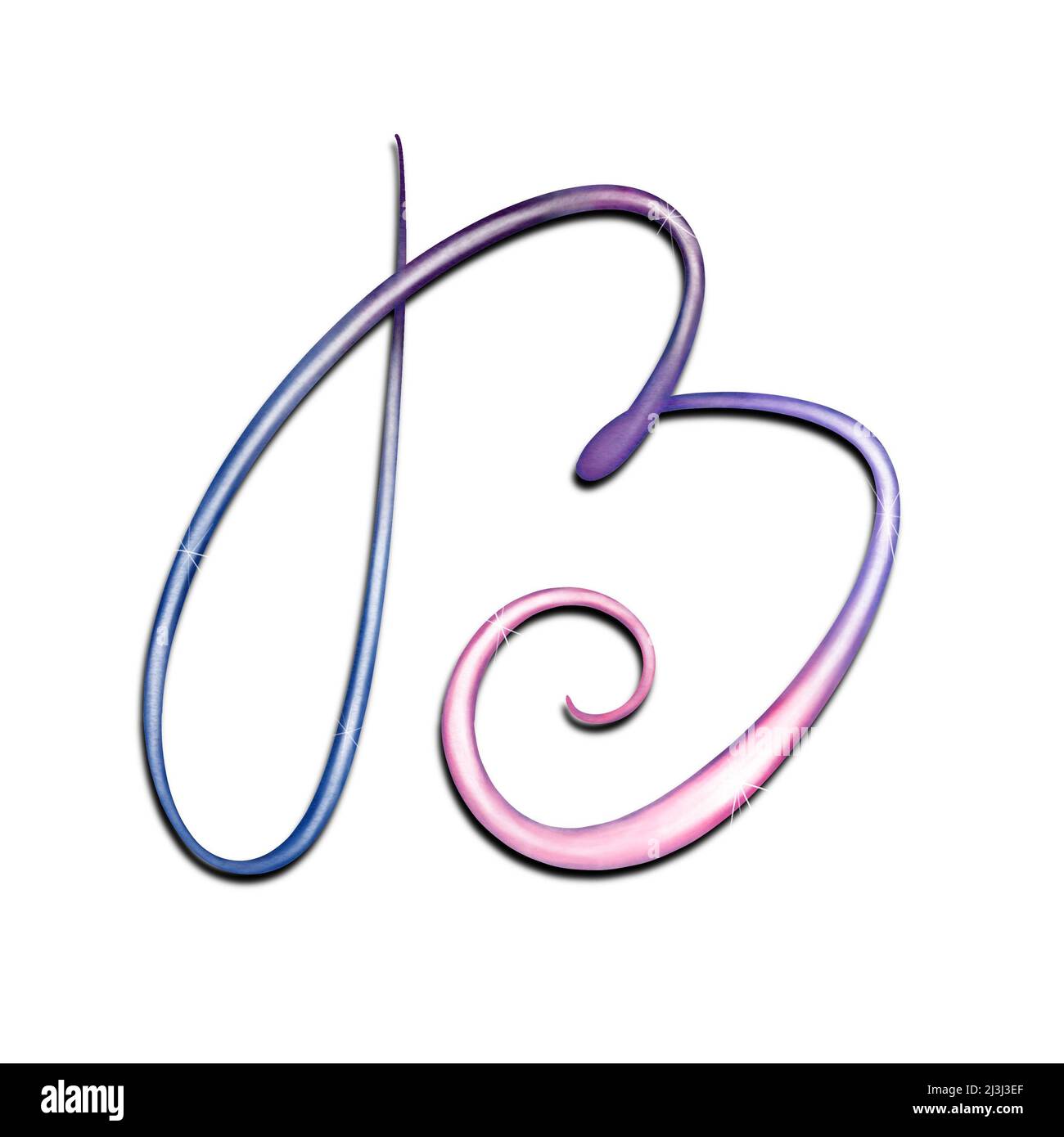 Watercolor violet white gradient Cut Out Stock Images & Pictures - Alamy