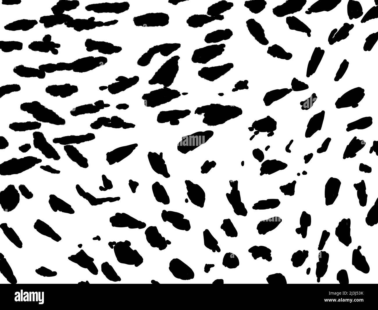 Abstract ink spots hand drawn illustration. Minimalistic hand drawn ...