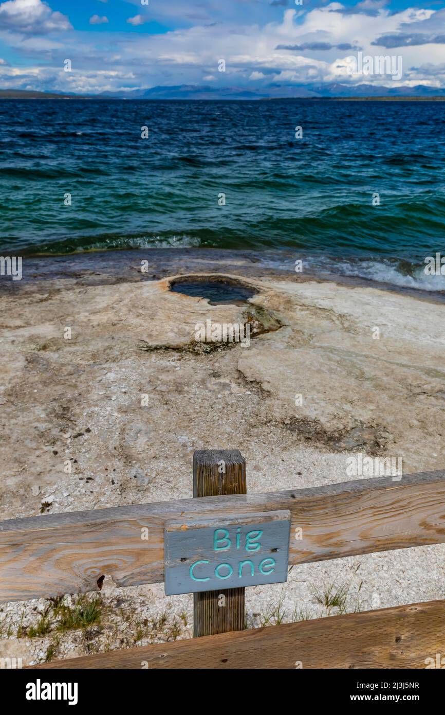 Big cone yellowstone national park hi-res stock photography and images ...