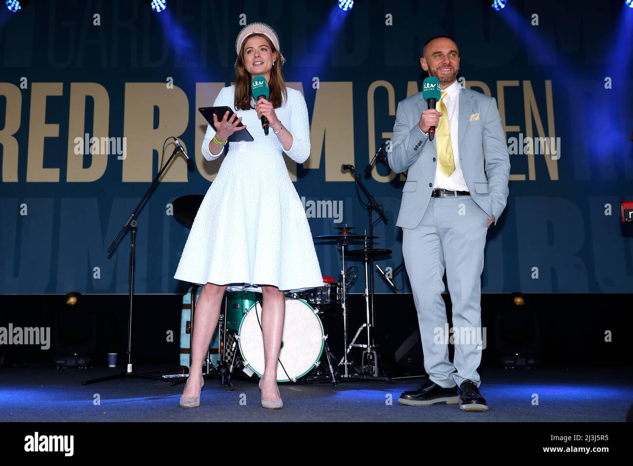 TV presenter Rosie Tapner and Mark Heyes during the Best Style Awards ...