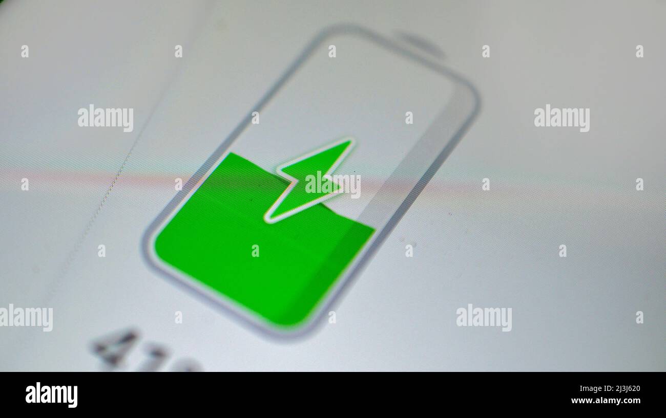 Low Battery Charge Cellphone Electronic Power Concept. Low Energy ...