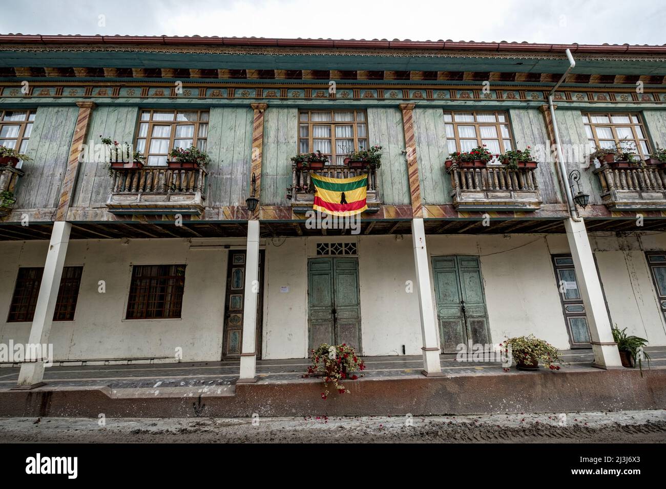 Zaruma, city destroyed by illegal mining, Ecuador Stock Photo - Alamy
