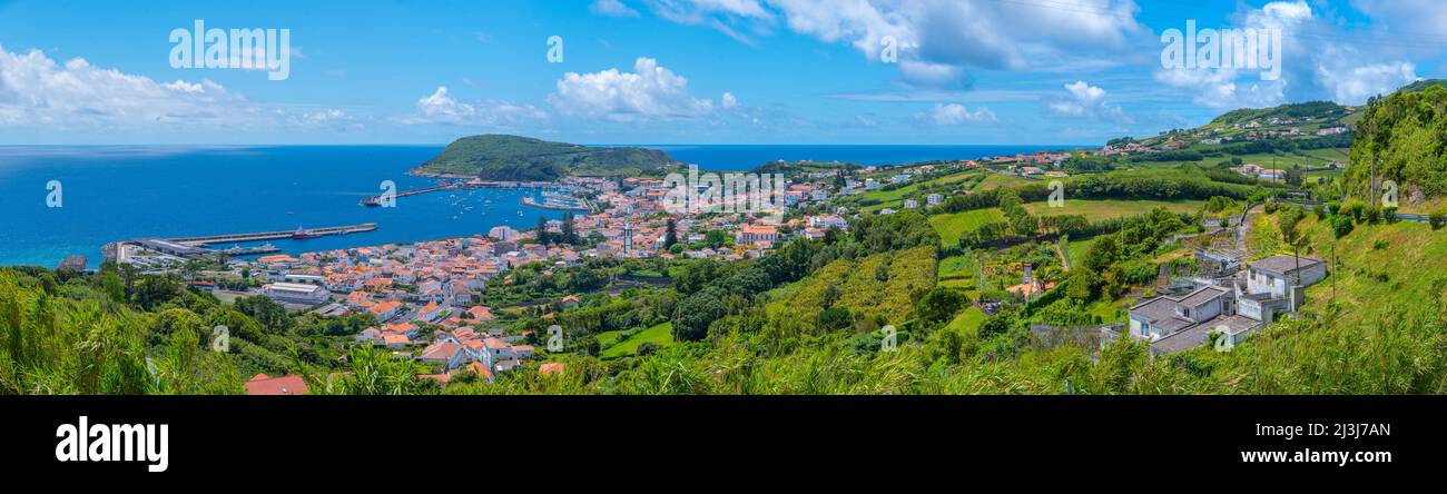 Landmark horta city faial island hi-res stock photography and images ...
