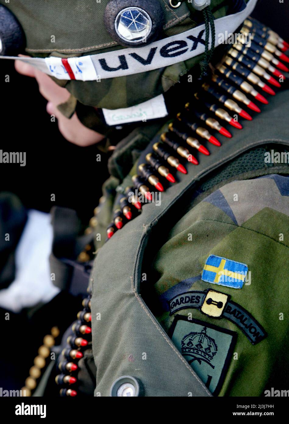 Swedish army practice hi-res stock photography and images - Alamy