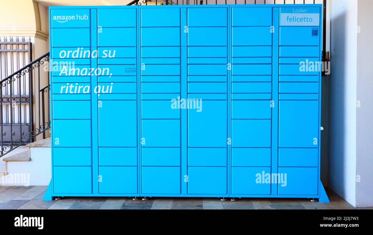 AMAZON Hub Locker. Amazon is an American Multinational Technology ...