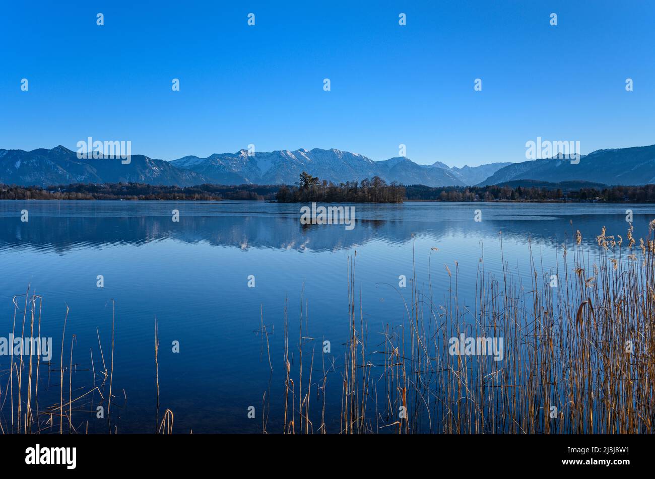 Germany, Bavaria, Upper Bavaria, Pfaffenwinkel, Uffing am Staffelsee ...
