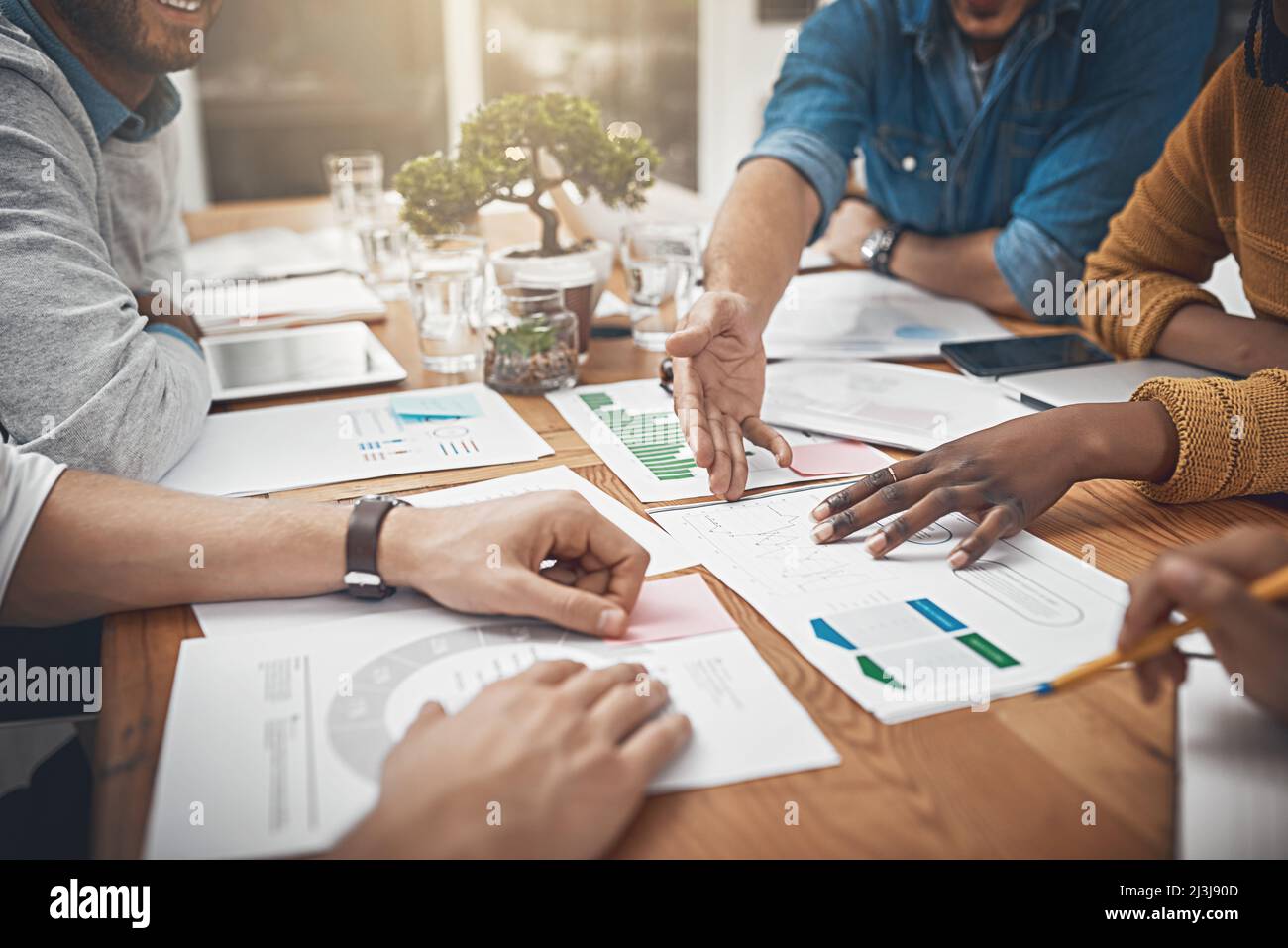 Getting to the root in a timely manner. Shot of a group of ...