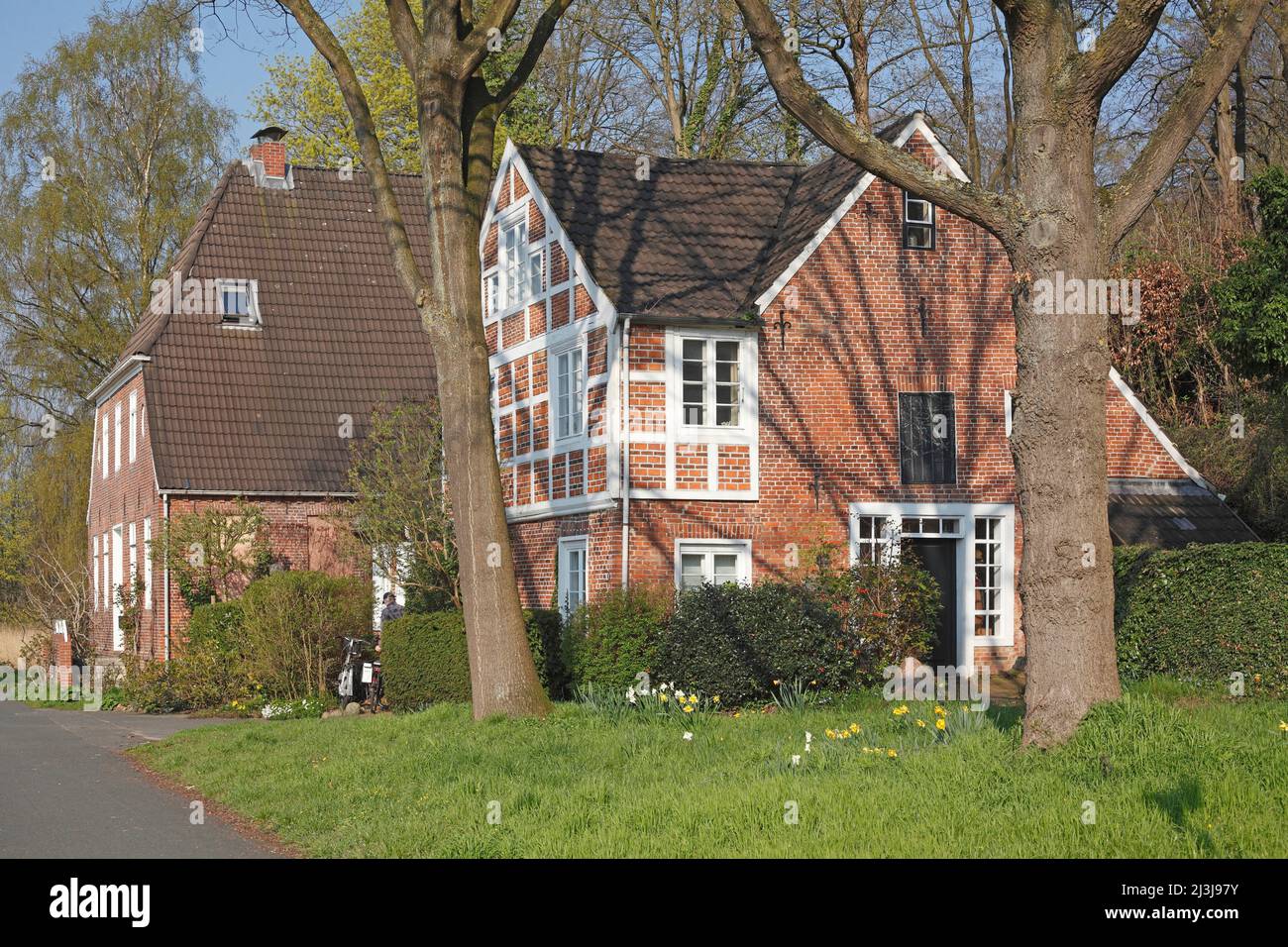 Raschens werft am fluss lesum hi-res stock photography and images - Alamy