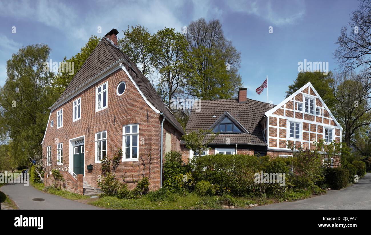 Raschens werft am fluss lesum hi-res stock photography and images - Alamy