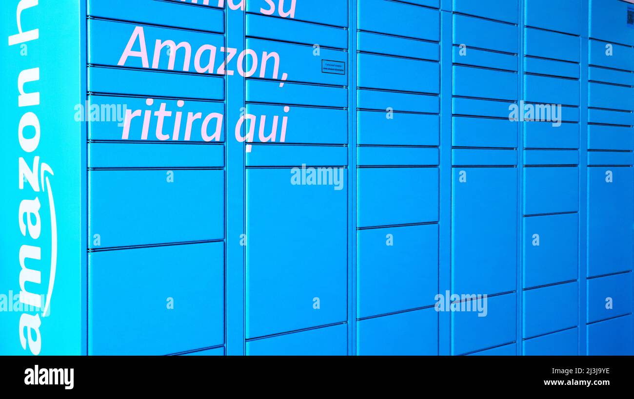 AMAZON Hub Locker. Amazon is an American Multinational Technology ...