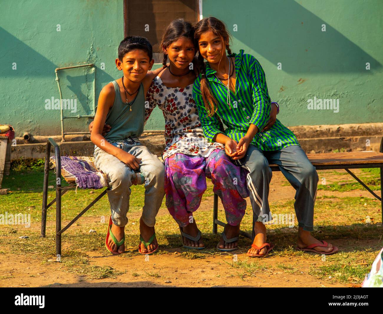 Indian kids, Kaladhungi, Uttarakhand, India Stock Photo - Alamy