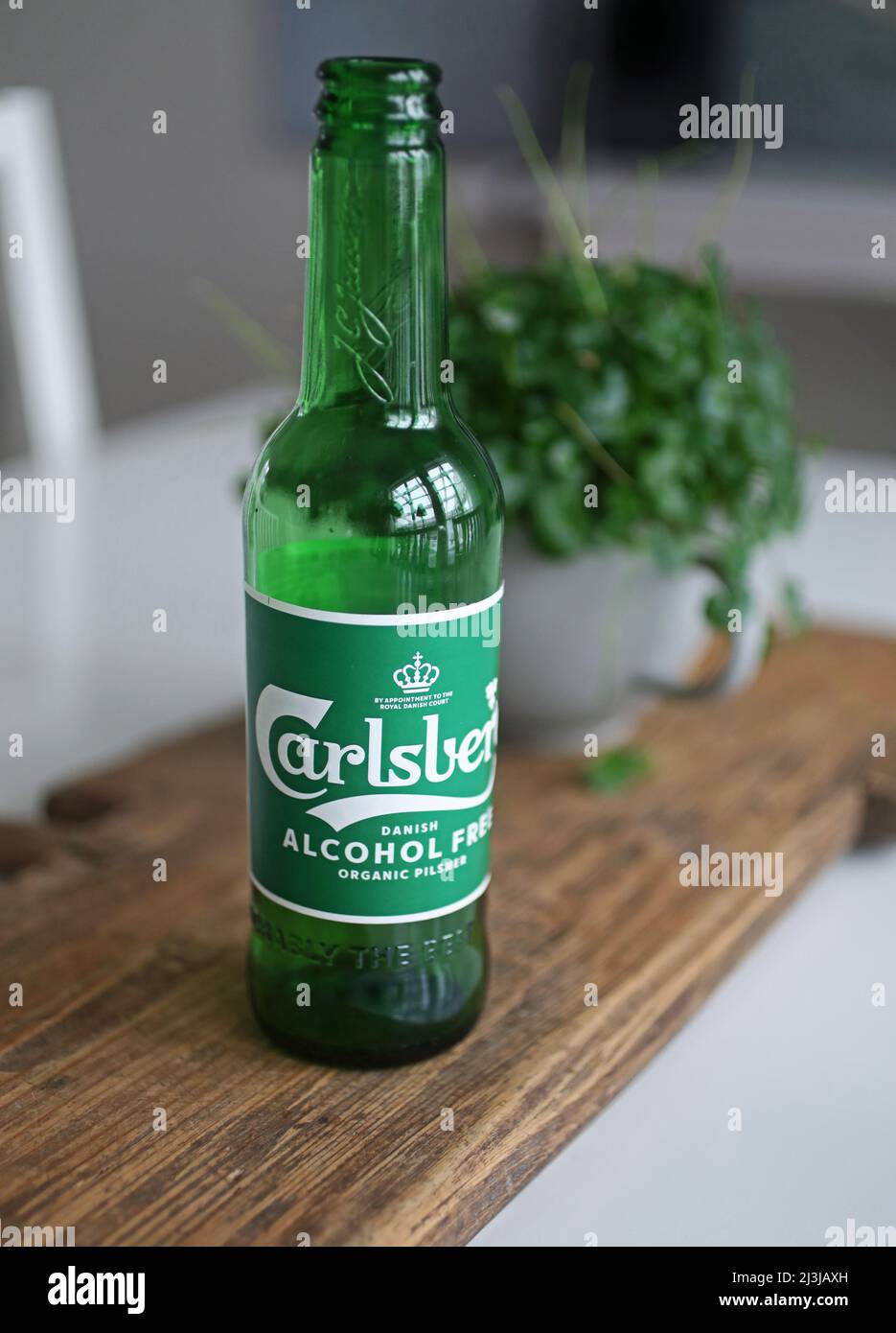 Carlsberg alcohol free beer from Carlsberg Group Stock Photo - Alamy