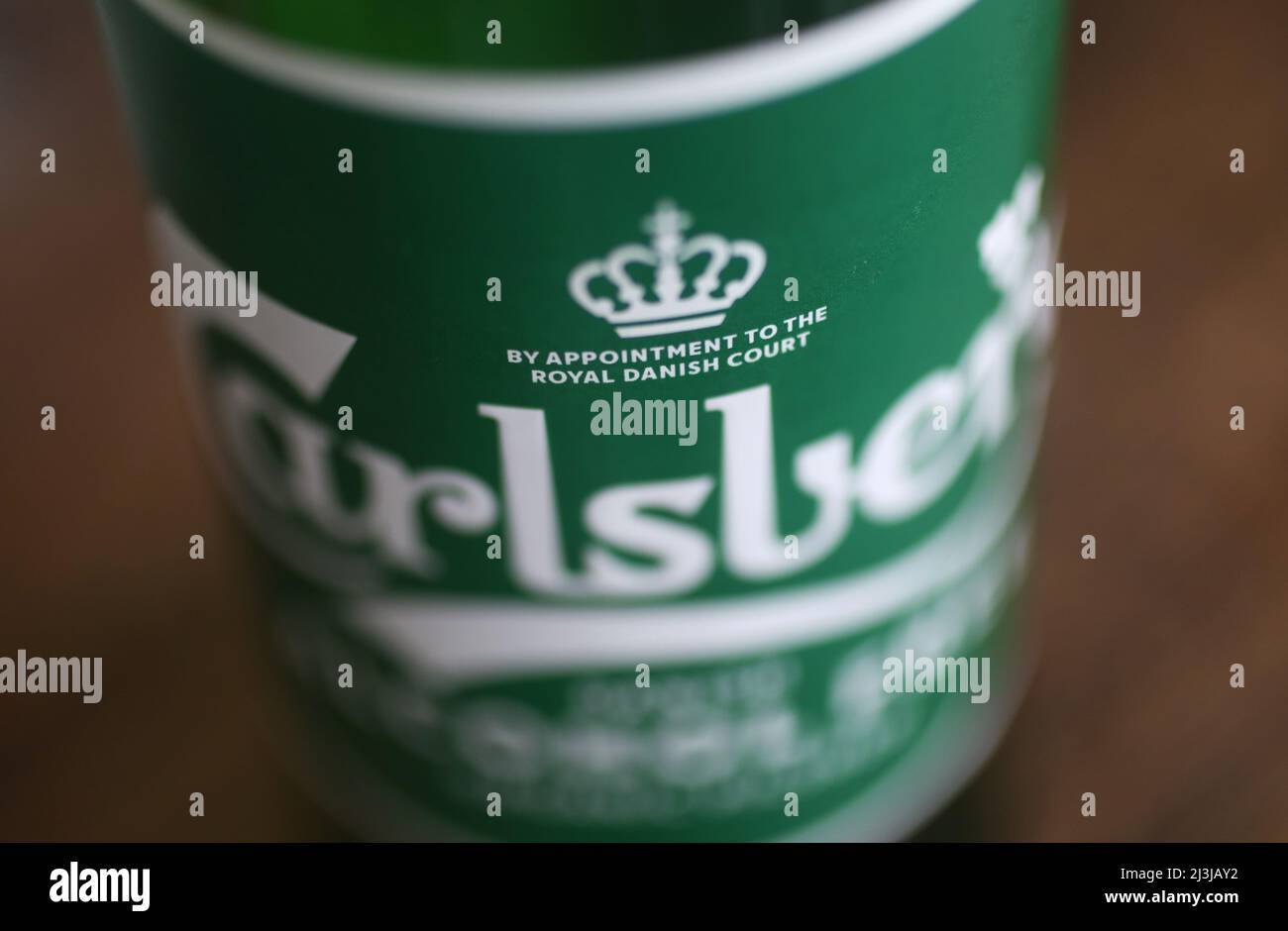 Carlsberg alcohol free beer from Carlsberg Group Stock Photo - Alamy