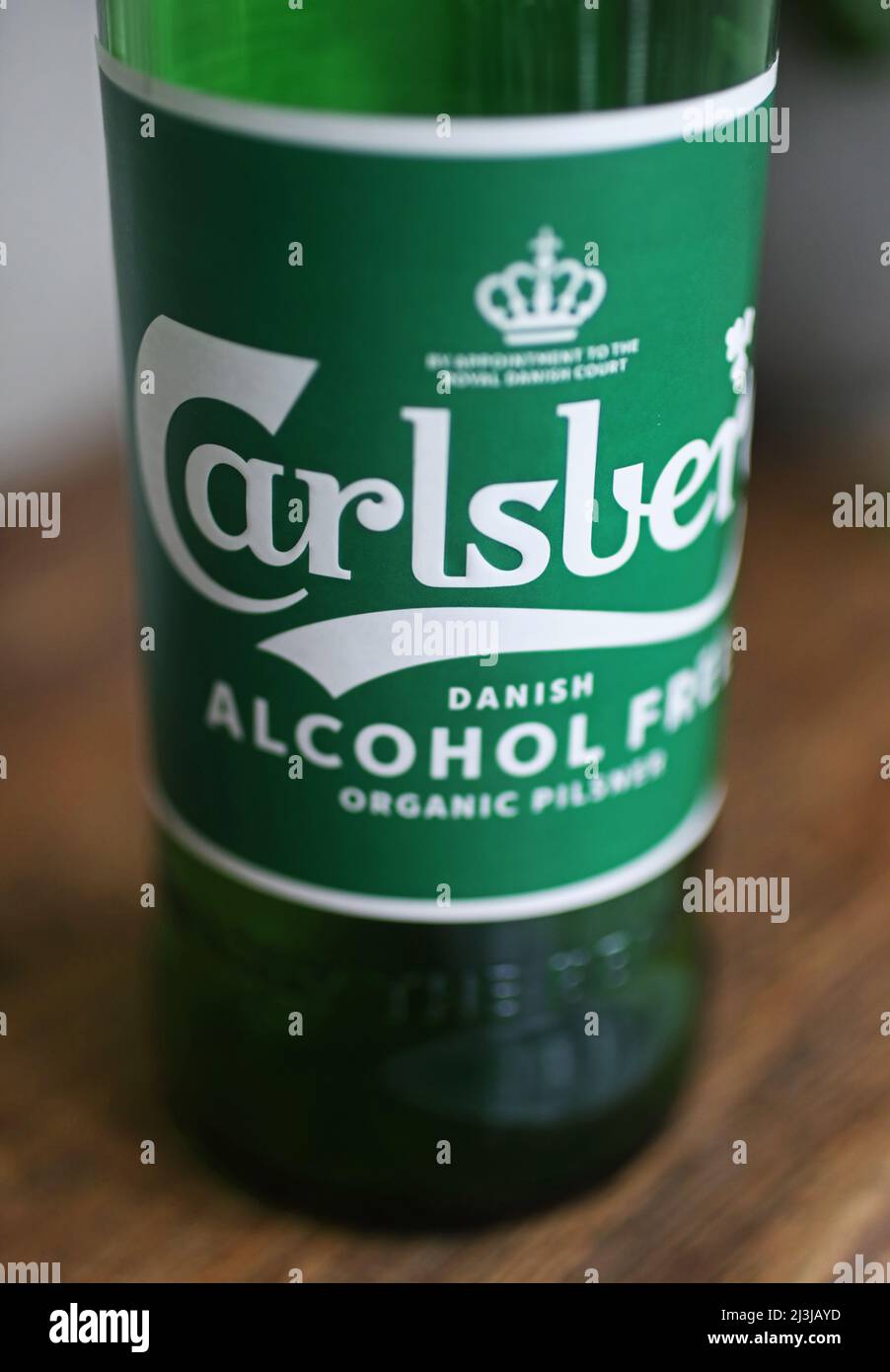 Carlsberg alcohol free beer from Carlsberg Group Stock Photo - Alamy