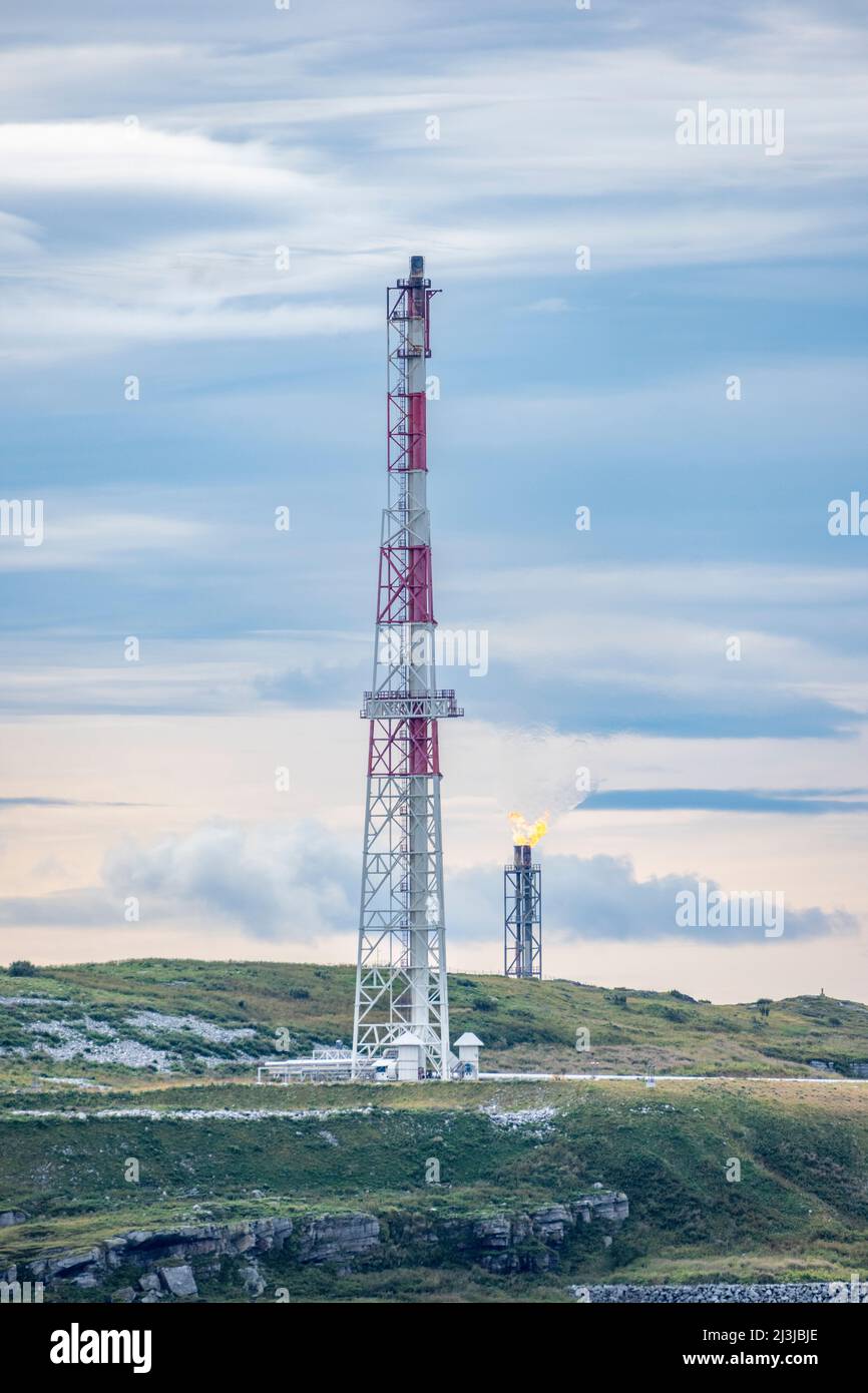 Hammerfest gas terminal melkoya hi-res stock photography and images - Alamy
