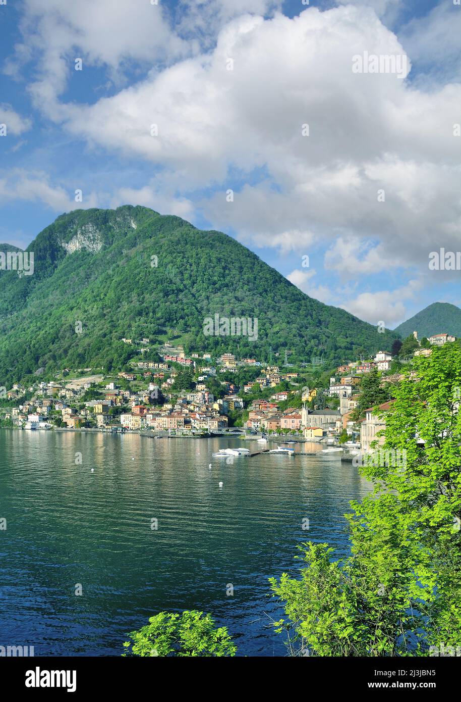 Colonno,Lake Como,italian Lake District,Lombardy,Italy Stock Photo - Alamy