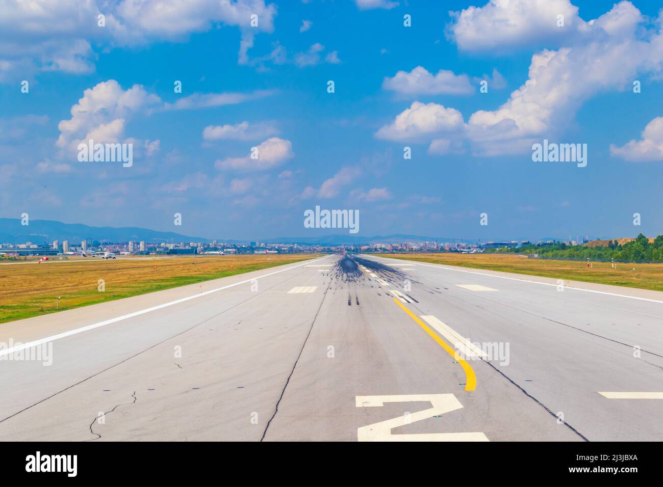 Runway and planes on Sofia Airport Sofia Airport is the main ...